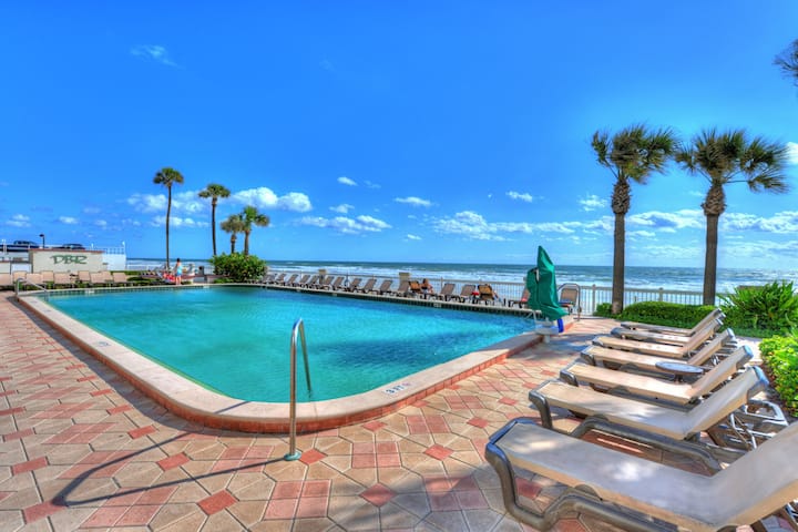 Oceanfront Studio | Private Balcony  | Ada | - Daytona Beach, FL