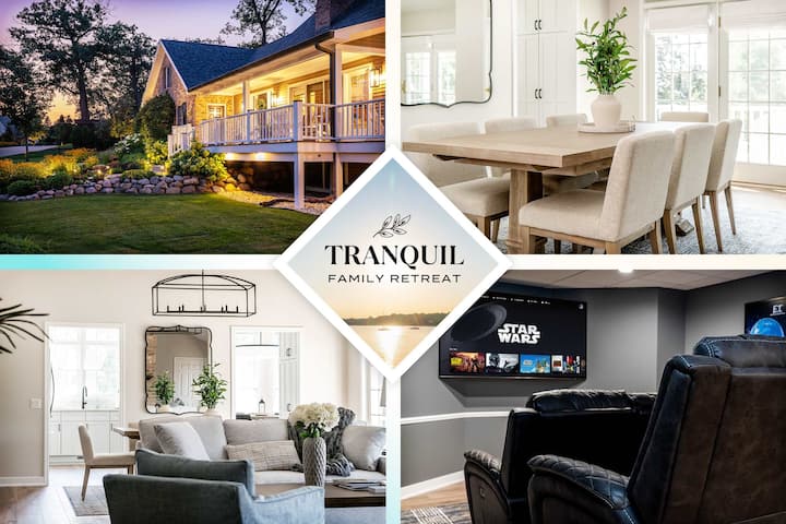 Walk To Lake | Movie + Game Room | Sleeps 10 - Lake Geneva, WI