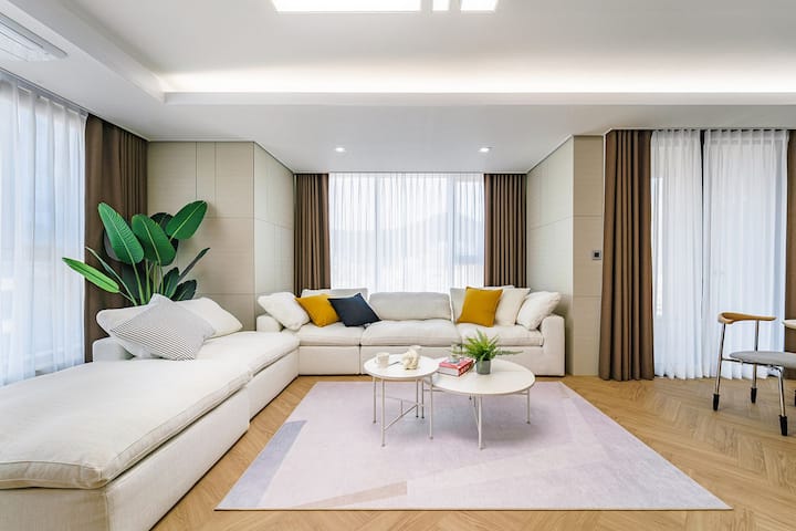 부산항을 품은 50평의 여유와 쉼 #풀옵션 #레지던스 - Busan