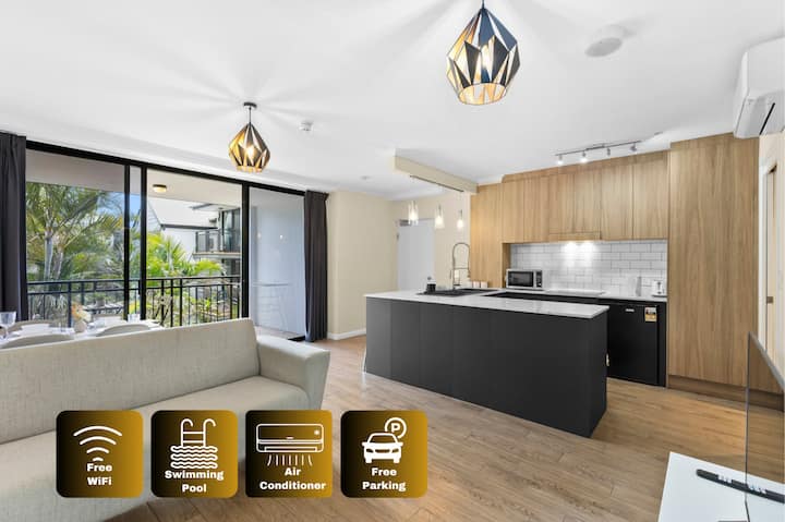 Modern & Bright 1-bedroom Haven @Shs 21 - Brisbane