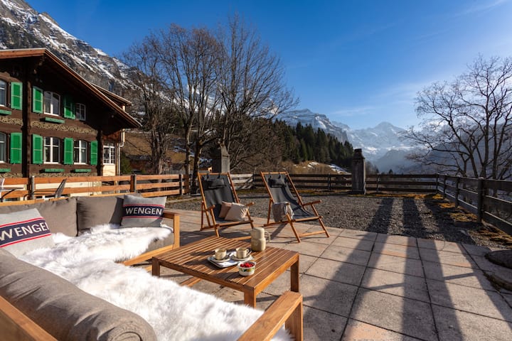 Wengen Chalet With Panoramic Views - Lauterbrunnen