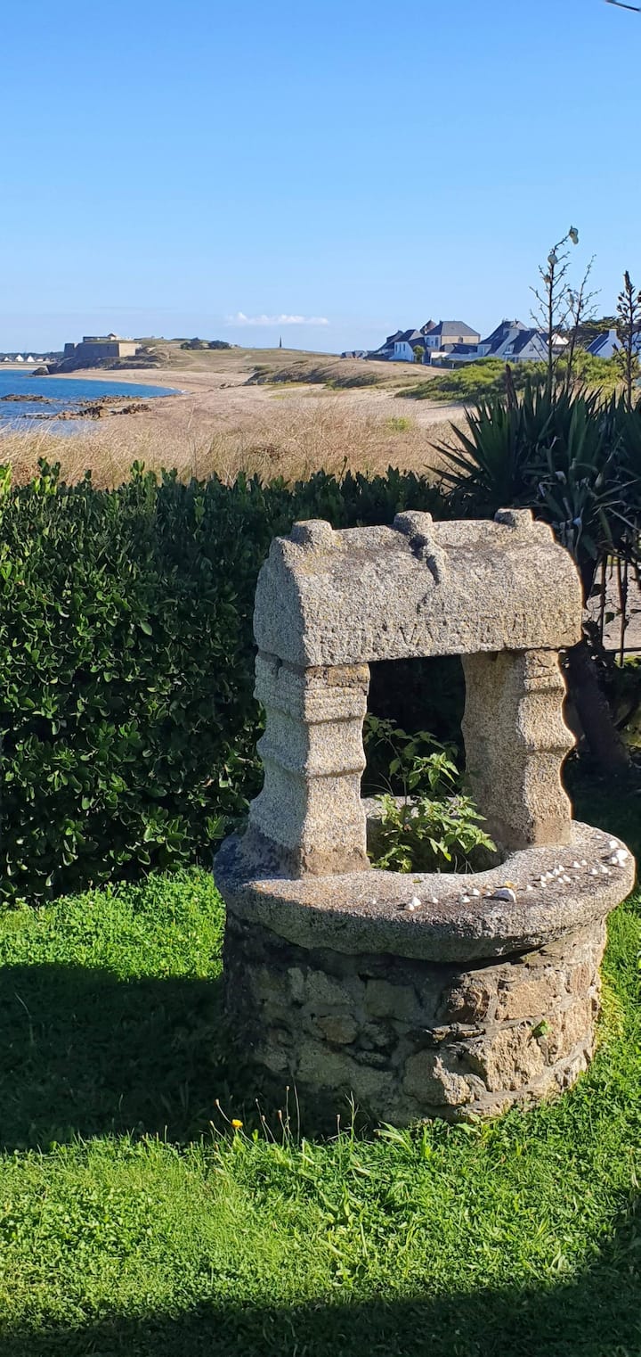 Villa 8 Pers. Vue Mer 20m Plage Wifi Parking Calme - Saint-Pierre-Quiberon