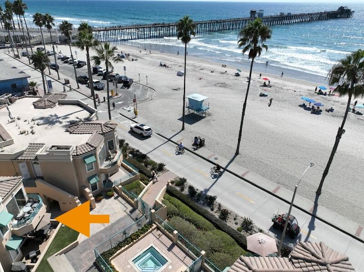 !New! Beachfront Access And Ocean View W/ Ac! - 歐申賽德