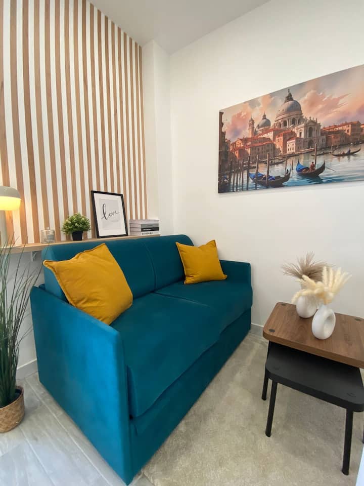 "La Venise" Studio Cosy & Calme Proche Gare - L'Isle-d'Abeau