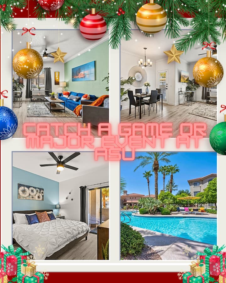 Near Asu: 2 King Beds, Pool, Gym – Relaxing Stay - Arizona