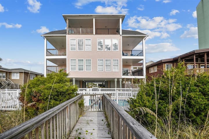 Margarita Villas B | Oceanfront 8 Bedroom Duplex - North Myrtle Beach, SC