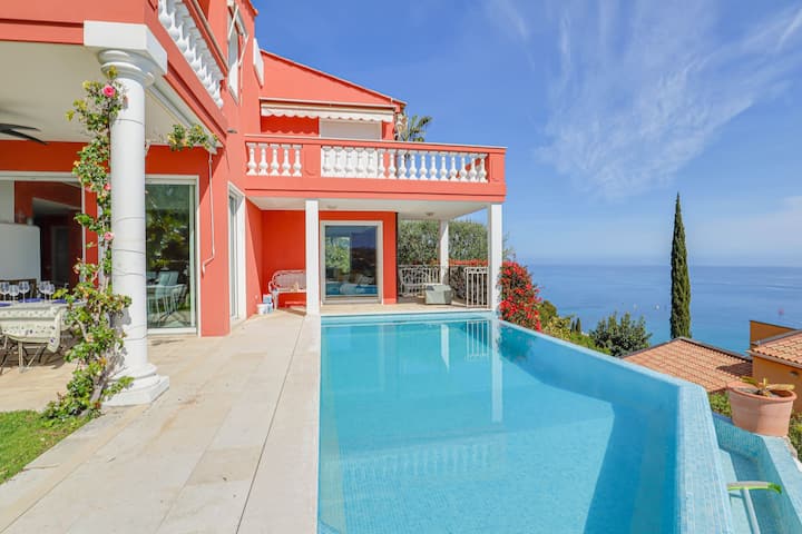 "Le Clos Des Guillons" Piscine, Vue Mer, Parking - Menton