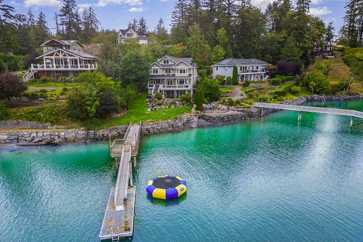 5br Waterfront Island Home With Private Dock - Gig Harbor, WA