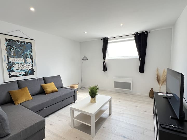 Le Jp 2, Appartement 1 Chambre En Centre Ville - 칼레