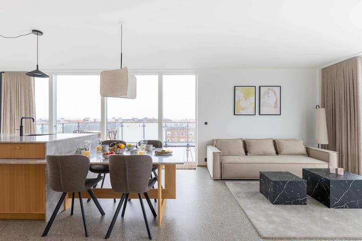 Duplex Penthouse W. Rooftop Terrace - Copenhague