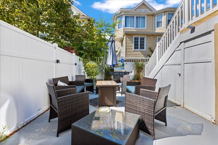 New! Mermaid Manor -3br Guest Suite Steps To Beach - Ventnor City, NJ