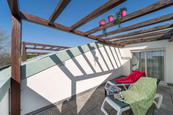 Appartement Spacieux Sur Deux Niveaux Avec Piscine - Caorle