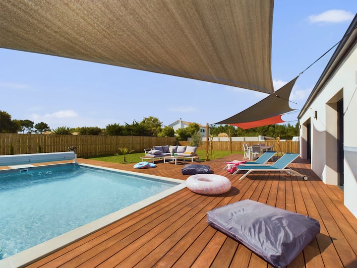 Maison Pour 7 Avec Piscine (6 Adultes Maximum) - Saint-Gilles-Croix-de-Vie