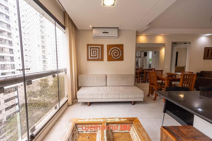 Apto Praia Das Pitangueiras Com Piscina Aquecida - Guarujá