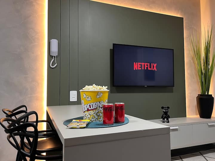 Curta!|204| Loft Da Barra Netflix & Pipoca - Balneario Camboriú