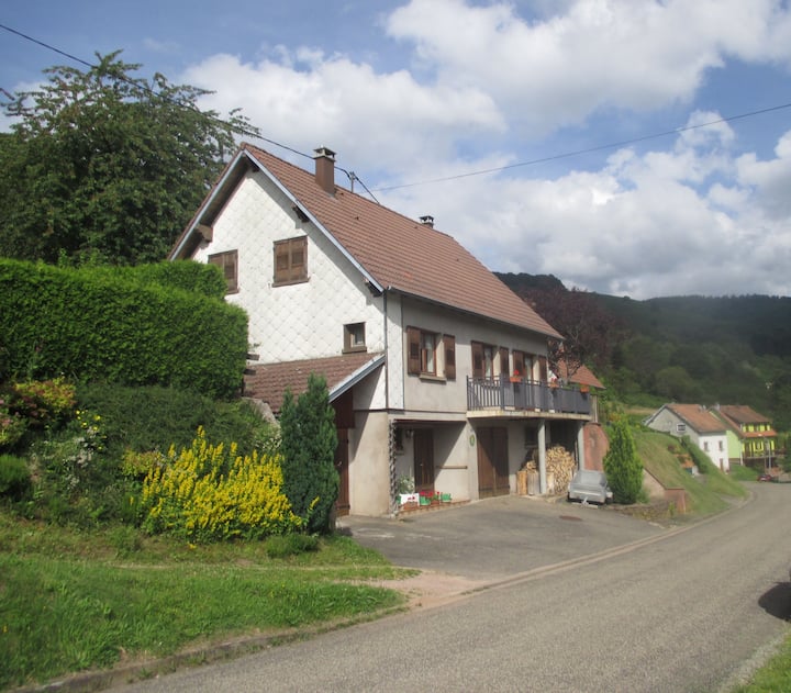 Ferienhaus Mit Balkon, Garten Und Talblick - Le Hohwald