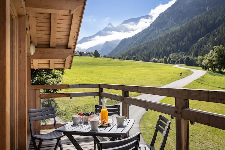 Superbe Chalet Pour 10p | Vue Imprenable + Spa - Peisey-Nancroix