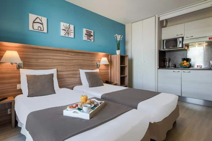 Appart'city Confort Vannes - Twin Bed Studio - Séné