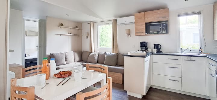 Refuge Des Pins Mobilhome 6 Pers Clim Plage 5 Km - Saint-Jean-de-Monts