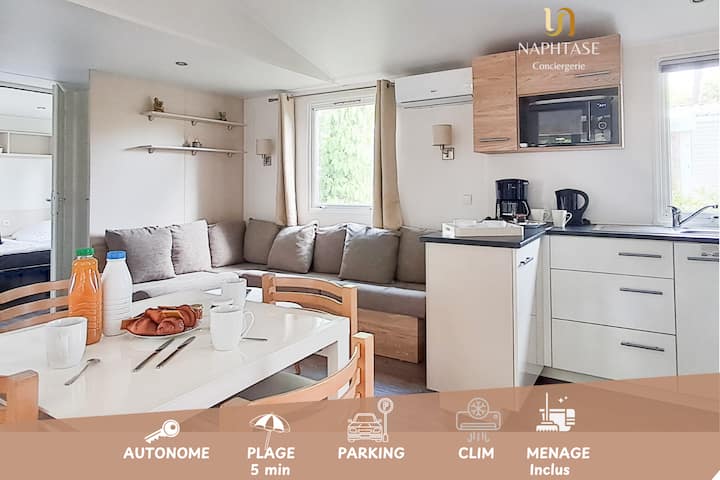 Naphtase:mh01s -Refuge Des Pins -Camping 4 Etoiles - Saint-Jean-de-Monts