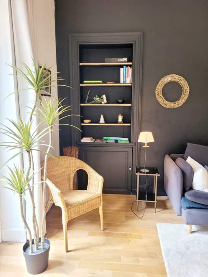 Jade's House - Charmante Maison Avec Parking - Nantes