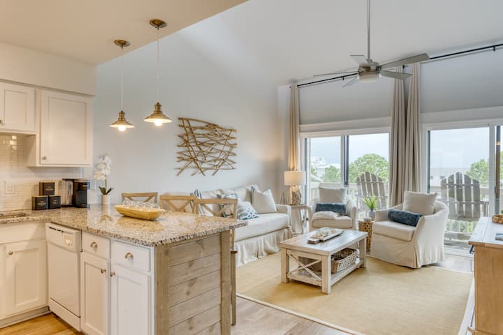 The Sea Chord | Gulf & Lake Views | Balcony + Pool - Grayton Beach, FL