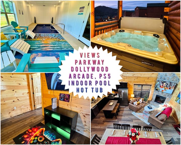 Views/private Pool/hot Tub/arcade/ps5/parkway - Pigeon Forge, TN