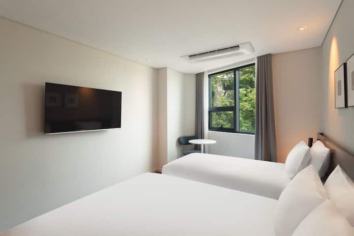 송도해수욕장 도보1분 #트윈베드 - Busan Station