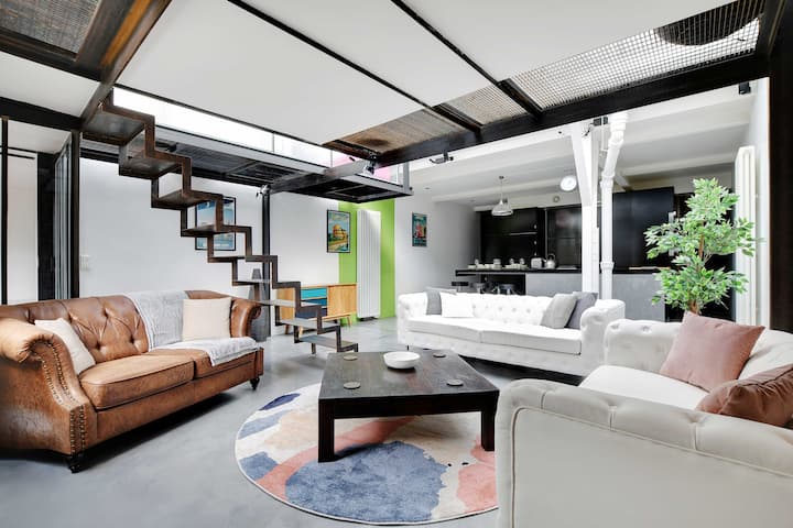Modern Loft & Spacieux 3br/6p -Paris République - Paris