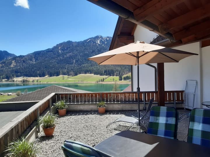 Ferienwohnung Terrasse/blick Auf Den Weisssensee - Weißensee