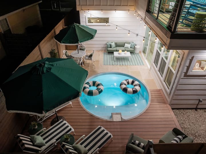 Whimsical+colorful 6br Escape | Heated Plunge Pool - Austin, TX