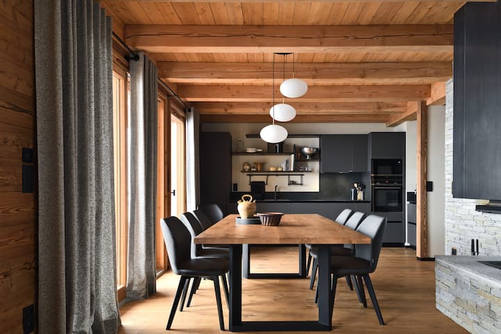 Vue Exceptionnelle ! Chalet Moderne + Sauna Privé - Les Deux Alpes