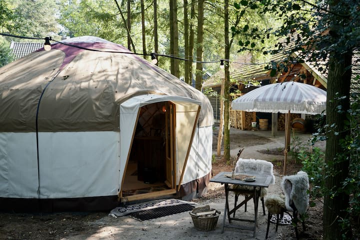 Magical Yurt 'Luna' - Bij De Boswachter - Gemert