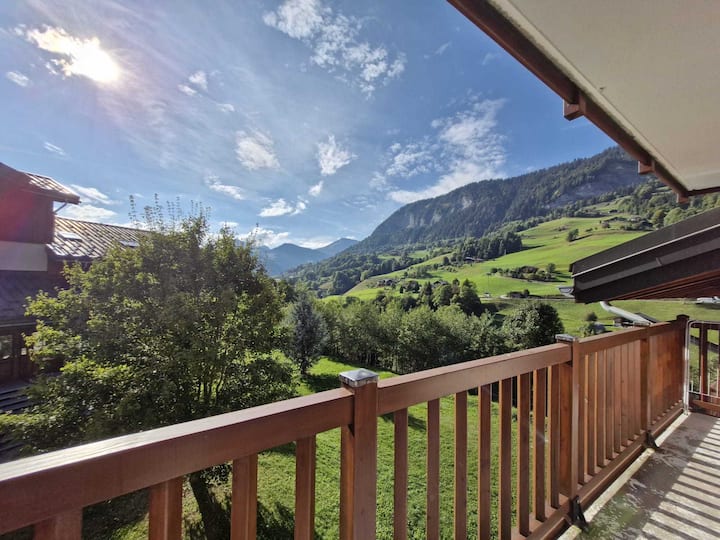 Appartement Cosy Avec Balcon Et Vue Montagne - Flumet