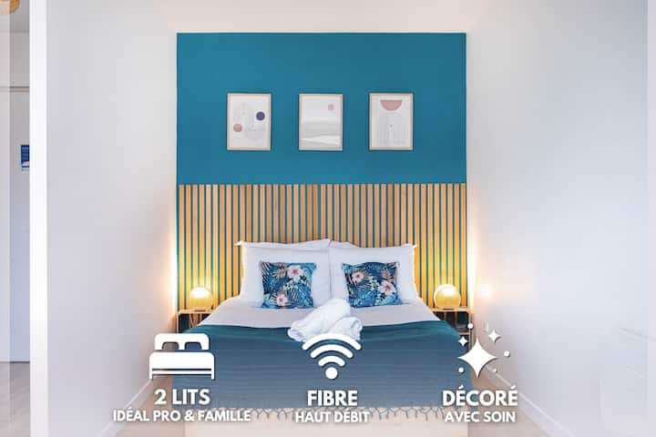 Studio • Proche Gare • 2 Lits • Fibre - Fleury-Mérogis