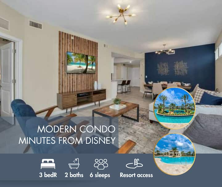 Modern Condo In Gated Resort, Minutes To Disney - Lake Buena Vista