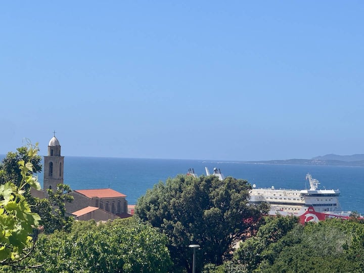 Maison Les Aloes - Vue Mer Et Proche Centre Ville - Propriano