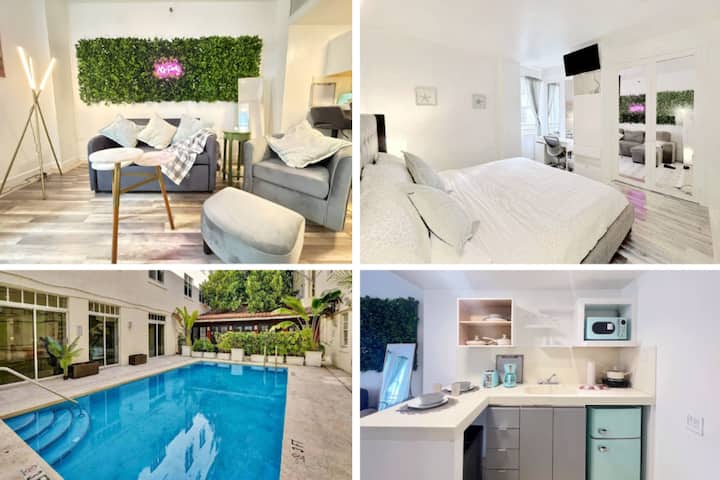 Pool & Jacuzzi! Walk To Beach, South Point Pier, - South Beach, FL