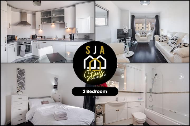 Portland Pad - Sja Stays - Modern 2 Bed Apartment - Aberdeen