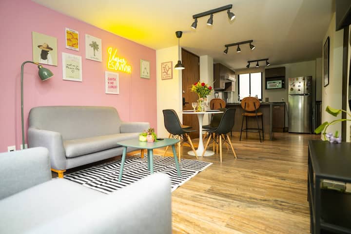 Modern 2br 2ba Apartment By Plaza De Toros - Mexico City
