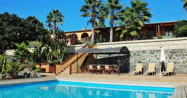 Schöne Finca Sanjuan Mit Pool Und Meerblick - Tenerife