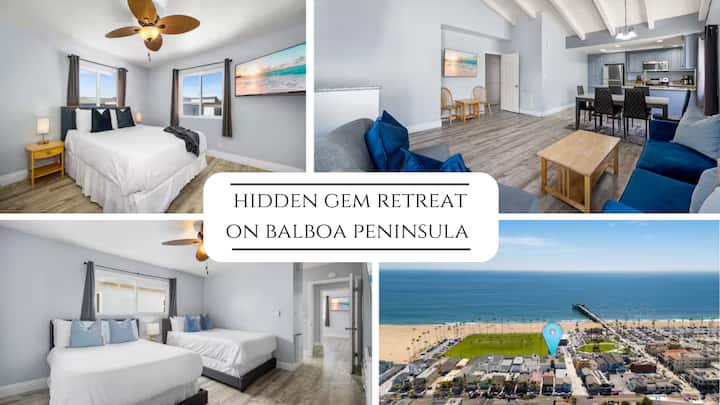 Balboa Peninsula Hidden Gem With Balcony - Newport Beach, CA