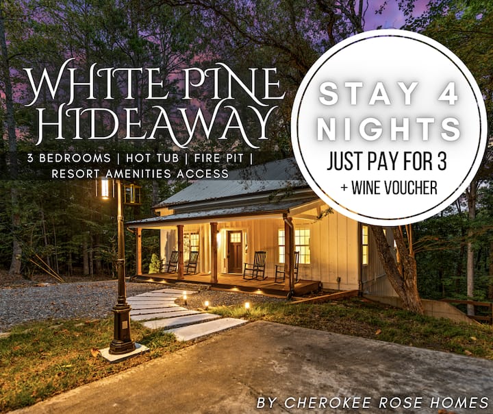 *White Pine Hideaway*fire Pit~hot Tub~games~resort - Ellijay