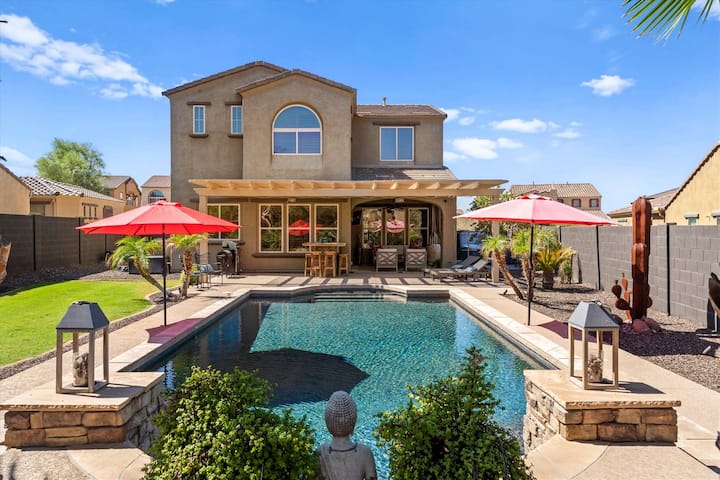 4br Heated Pool Estrella Mountain House - Goodyear