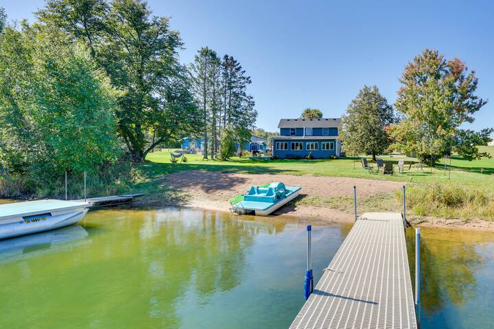 Lakefront Cabin W/ Fire Pit In Frederic! - Straight Lake State Park, Luck