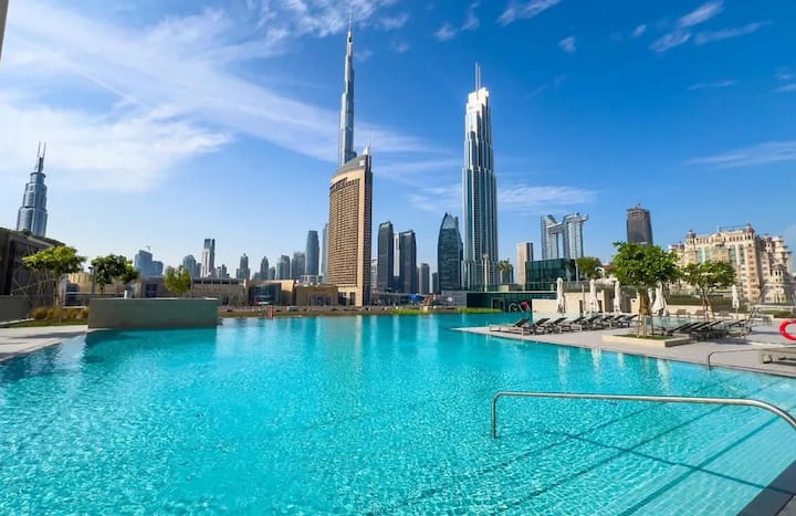 Stunning 2br | Dubai Mall | Pool Gym |Burj Khalifa - Dubái