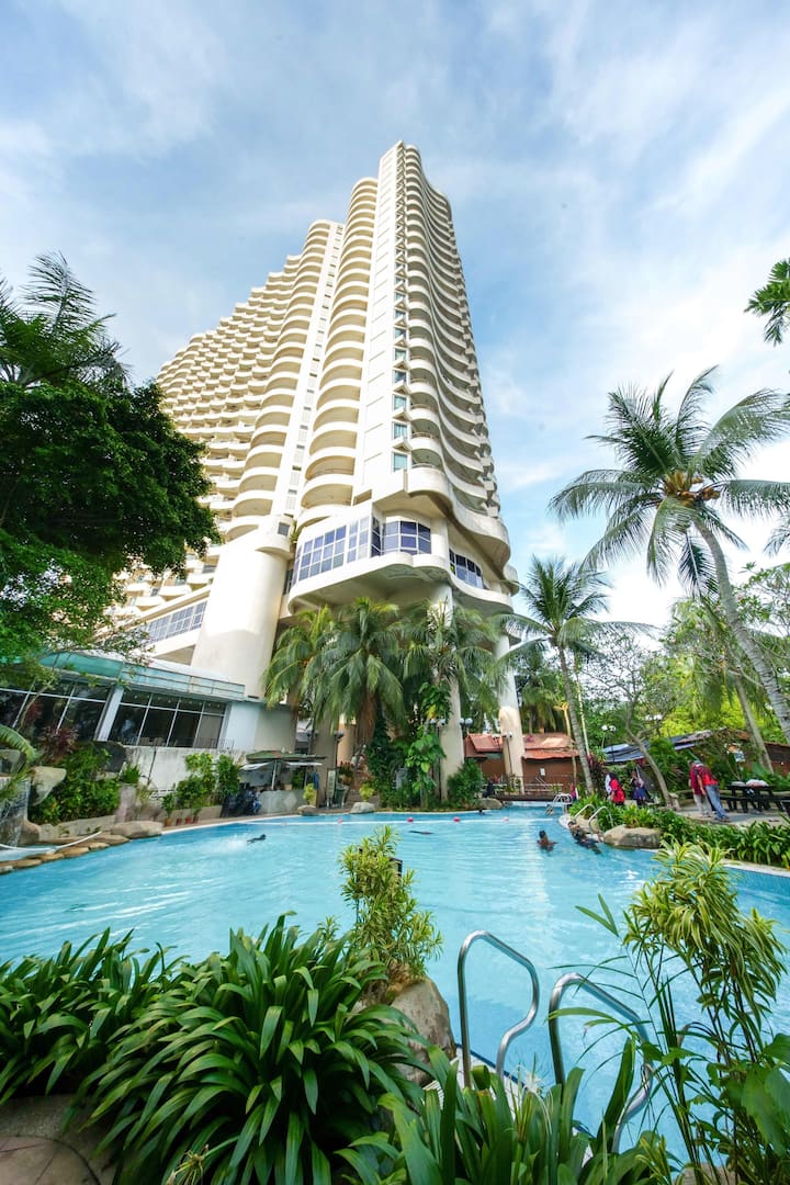 [2br/6pax]tanjung Bungah Beach Resort @Paradise#32 - Teluk Bahang