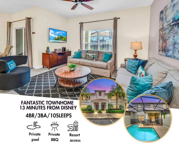 Storey Lake Resort Home, Private Pool & Bbq - Lake Buena Vista, FL