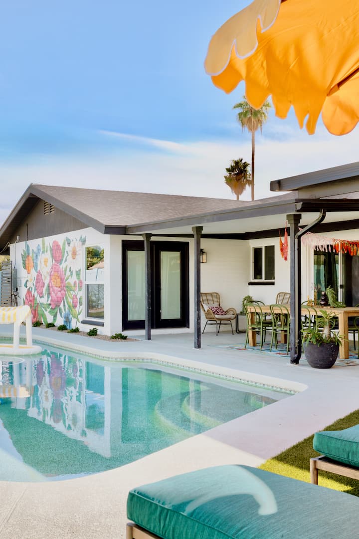 Hot Tub, Glam Bars, Mural Pool, 1 Mi To Old Town - Paradise Valley, AZ