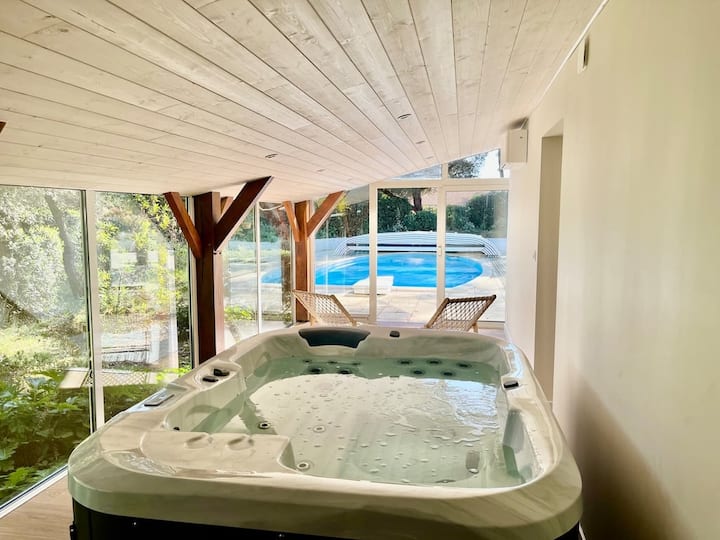 Villa Bianca Cayola - Piscine - Jacuzzi - Sauna - Talmont-Saint-Hilaire